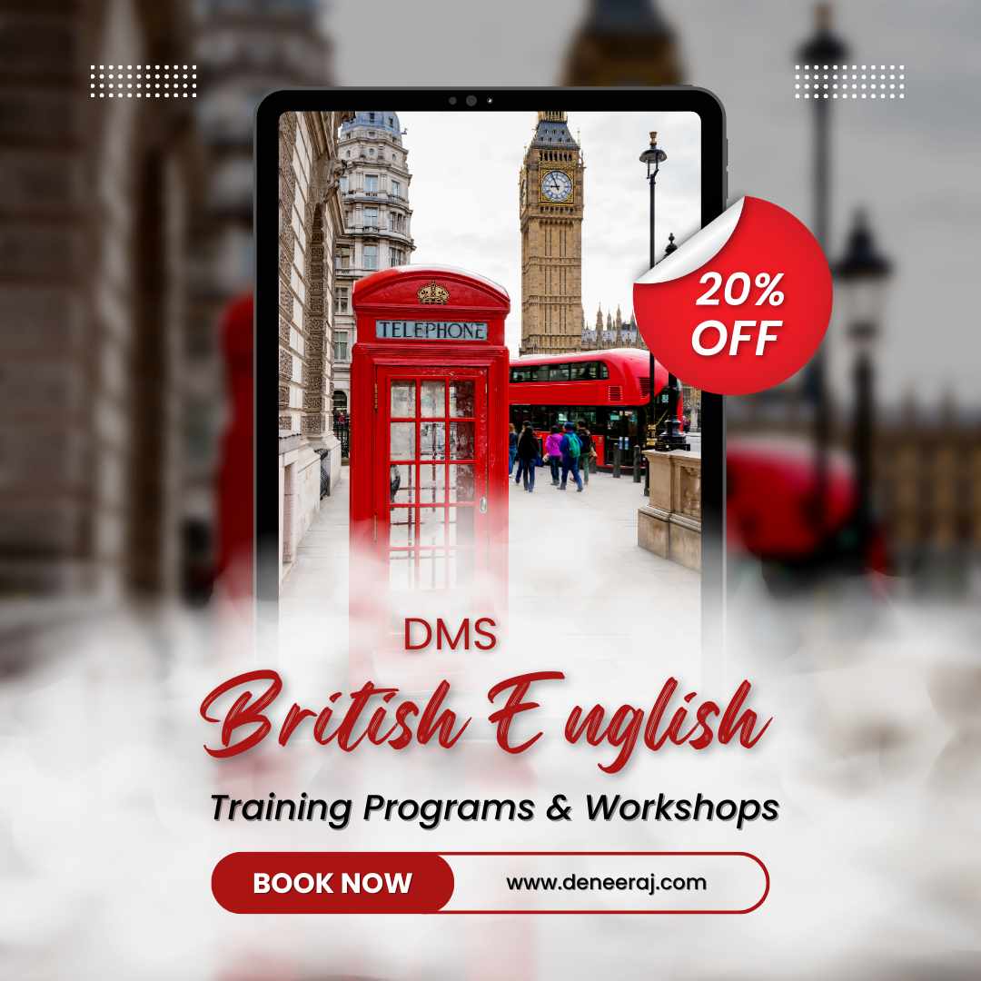 Intensive British English Training India I American English ...