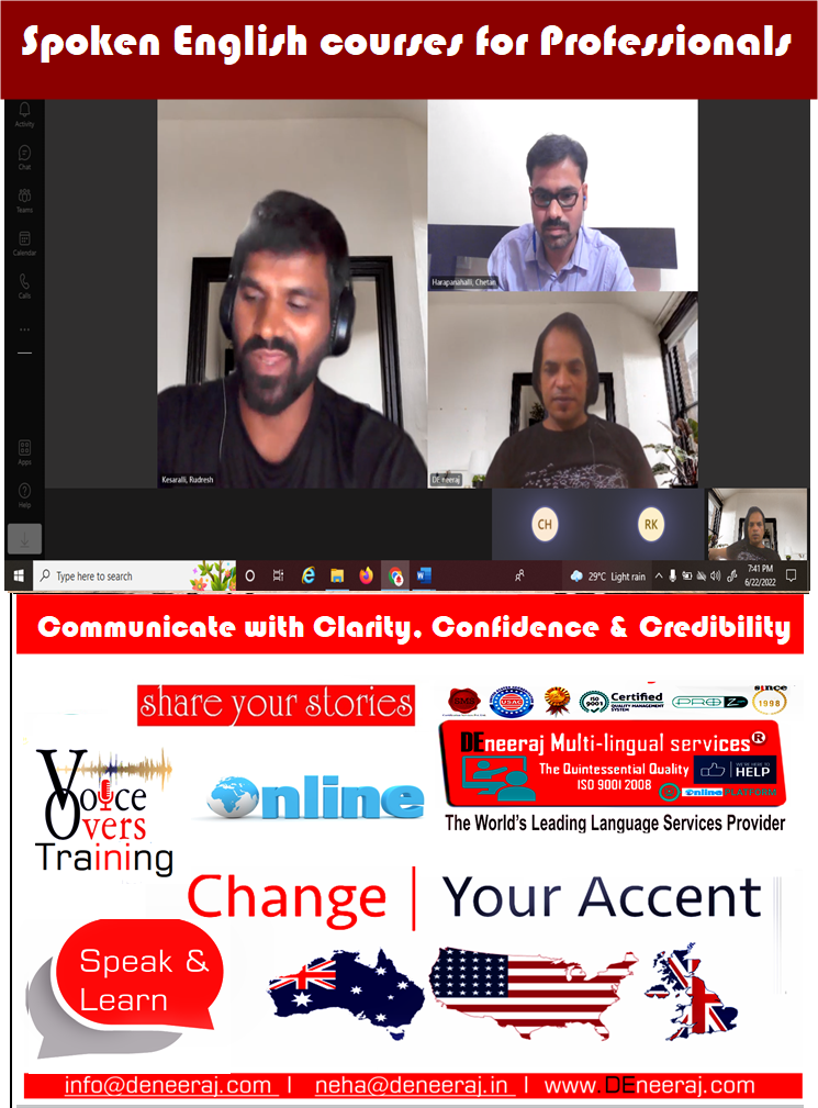 Spoken English Courses for Professionals I British English Training for ...