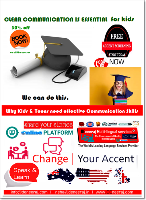 Why Kids & Teens need effective Communication Skills | Voice & Accent ...