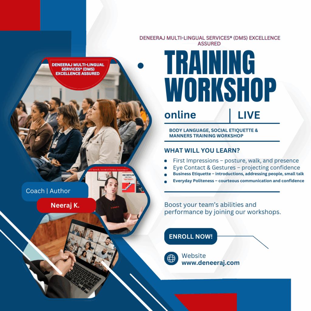 Mastering Body Language Social Etiquette & Manners in the Modern ...